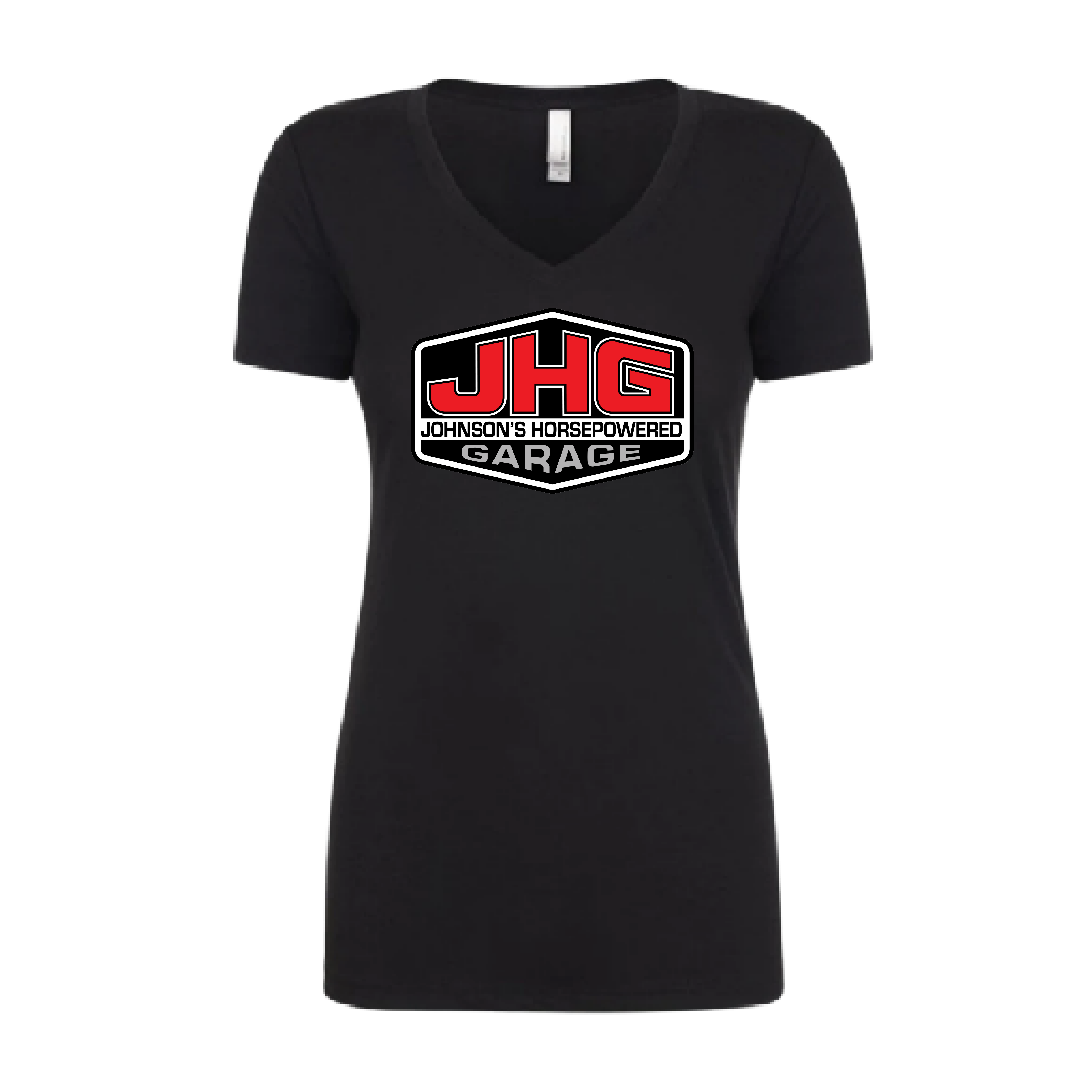 JHG Red Logo V-Neck T-Shirt – JHG Gear